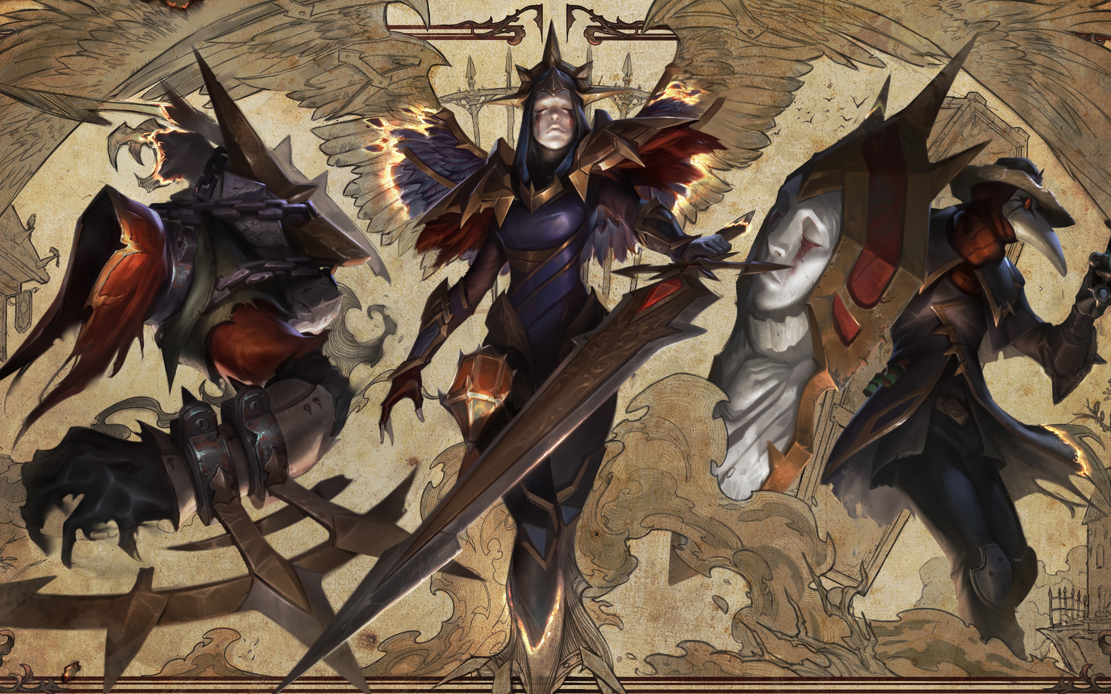 Iron Inquisitor Kayle, Splash Art, New Update, LoL, 8K, #40 Wallpaper ...