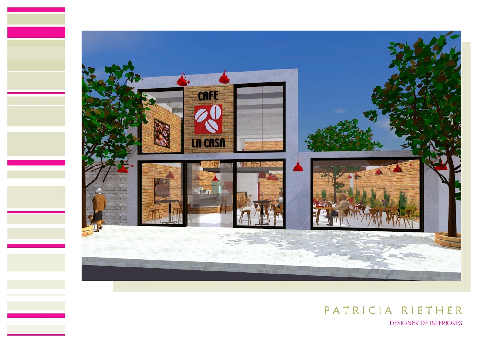 Patricia Riether Design de Interiores: PROJETO COMERCIAL (CAFETERIA)
