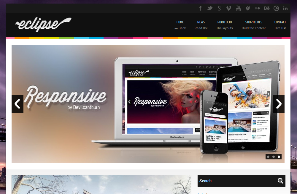 Eclipse Blogger Template ~ Free Blogger Template