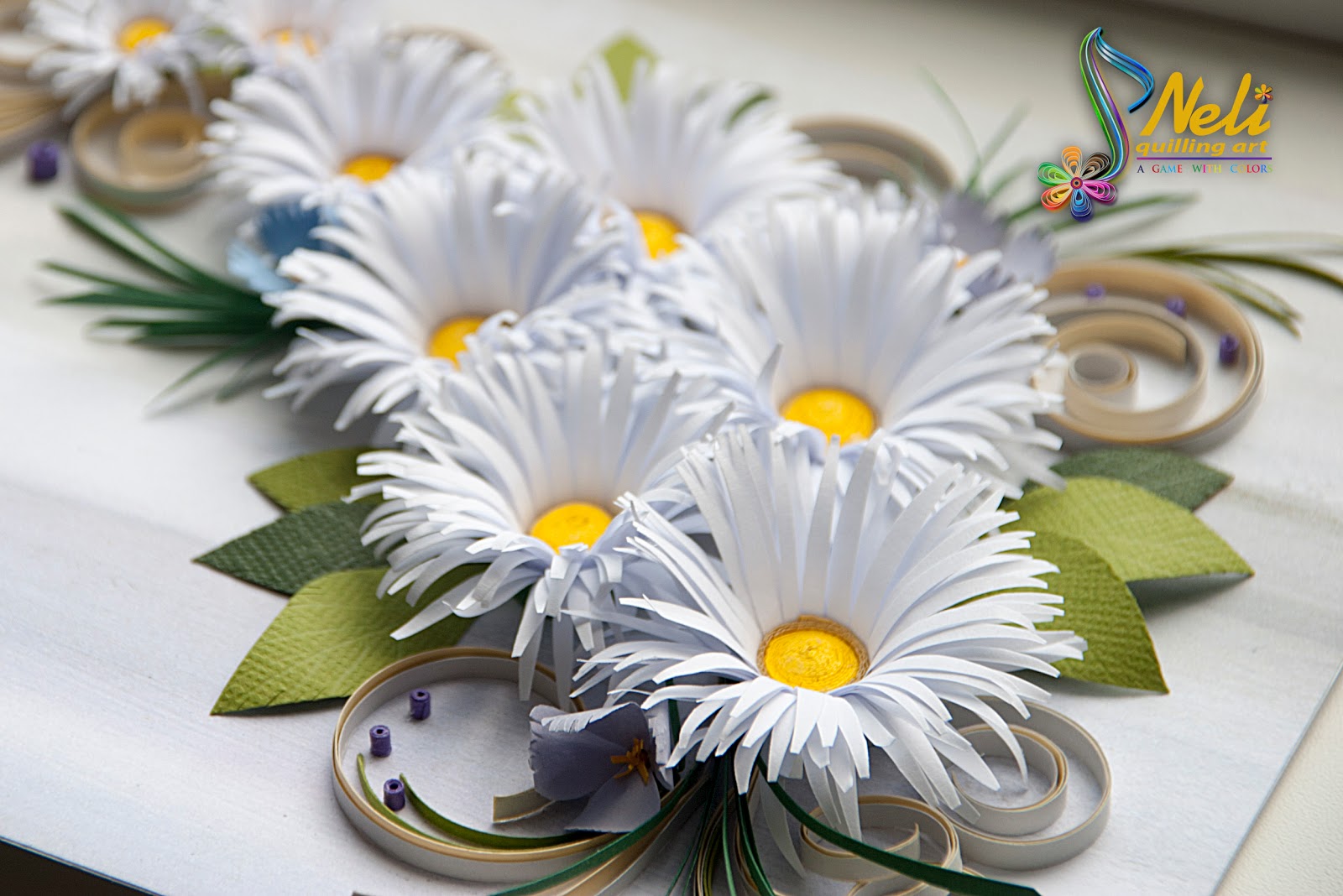 Neli Quilling Art: Daisies