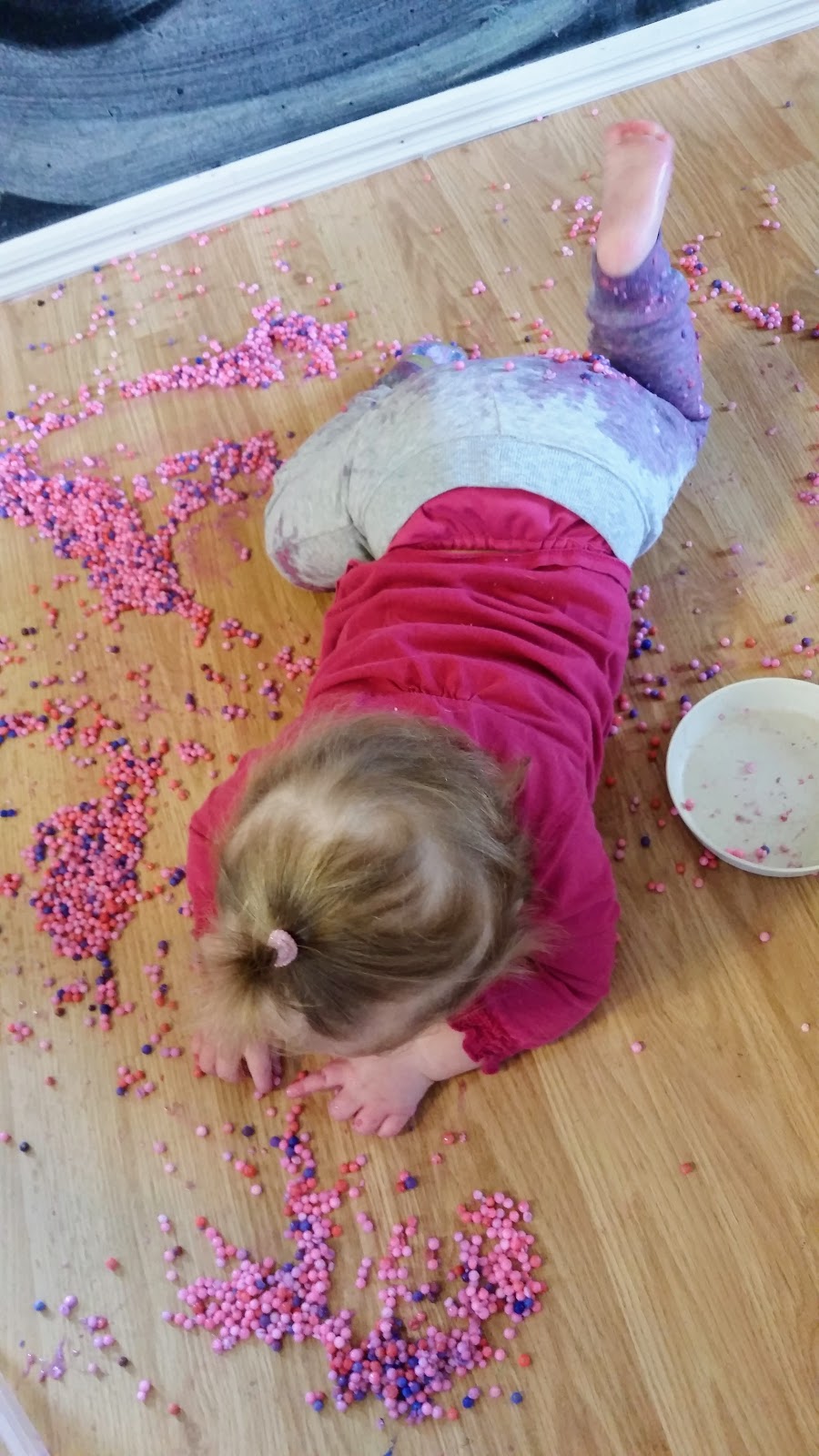 Sweetest Days of Childhood: Tapioca Pearl Sensory Play!