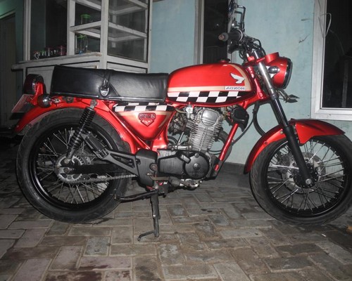 88 Gambar modifikasi motor cb 100 150 chopper klasik ala harley ...