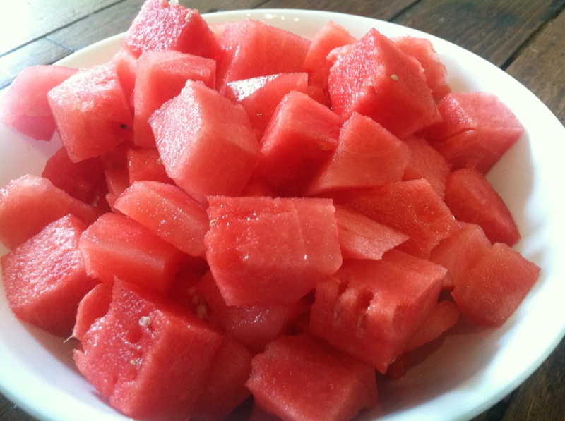 Bright Bold and Beautiful: Watermelon Cubes