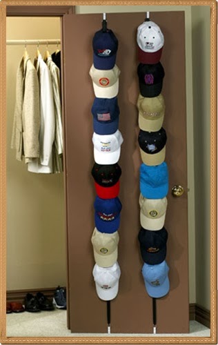 BEAUTY & HEALTH: Adjustable Bag Rack @ Over door straps hanger