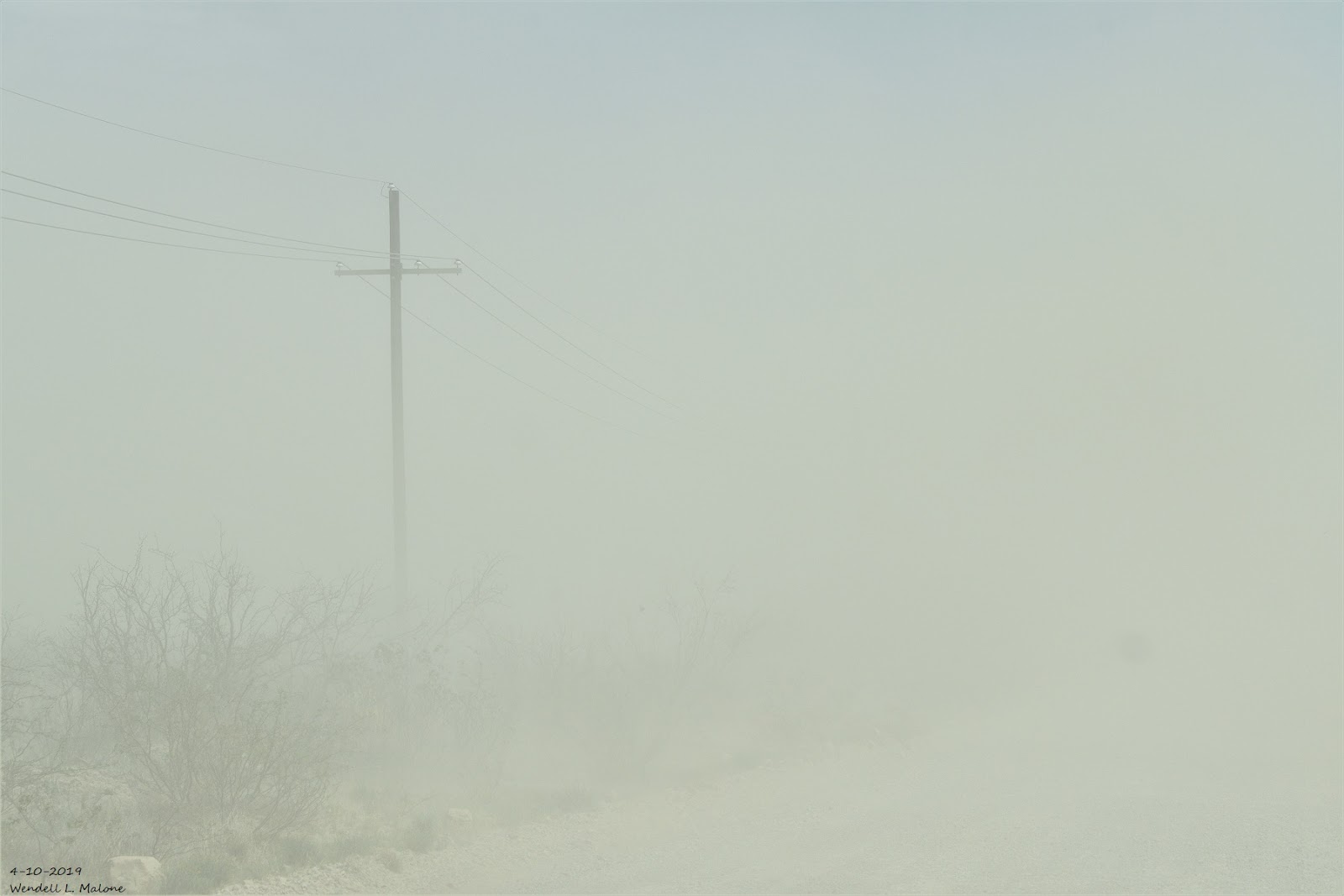 Summary Of The High Wind/Blowing Dust Event - Wednesday, April 10th, 2019.