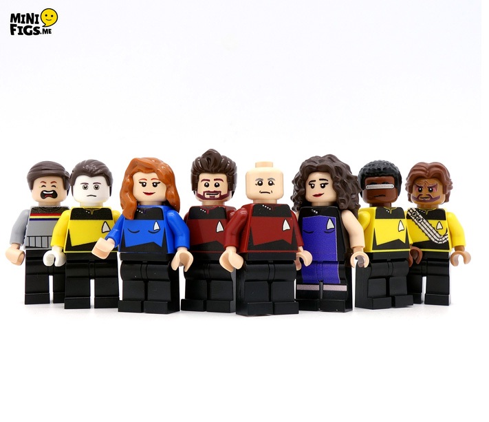 Ultra Tendencias: Minifiguras LEGO de Star Trek: TNG