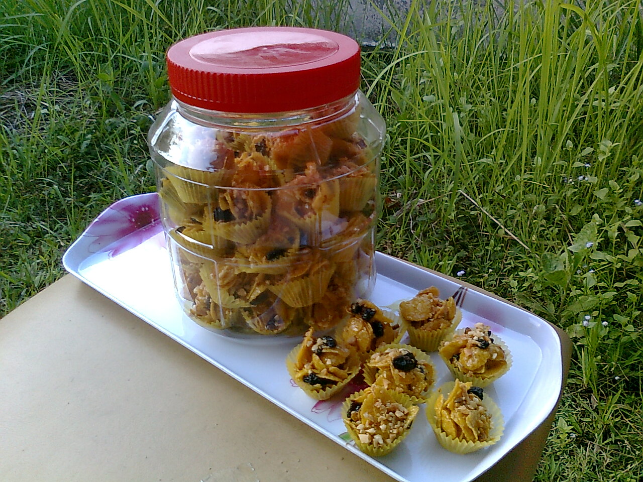 passionbite: Resepi kuih raya: cornflakes bermadu