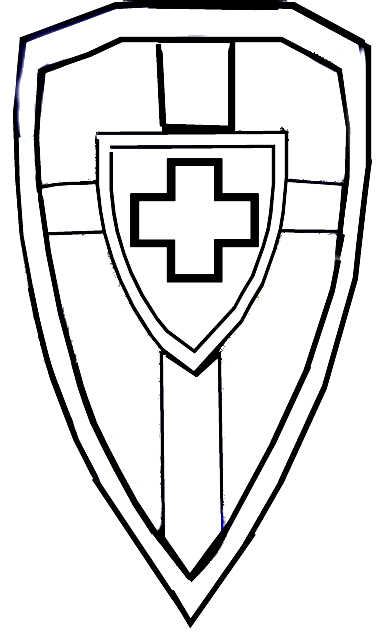 Shield Of Faith Coloring Page Az Pages Sketch Coloring Page
