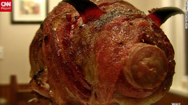 Two Men and a Little Farm: BACON PIG ON CNN
