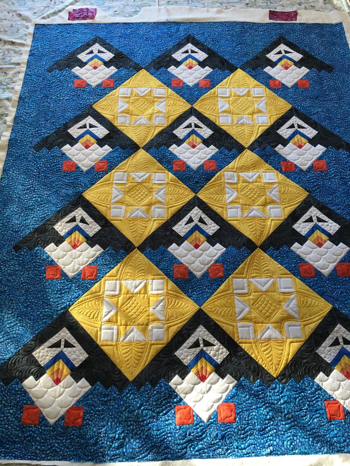 Sewing & Quilt Gallery: Puff puff puffins!