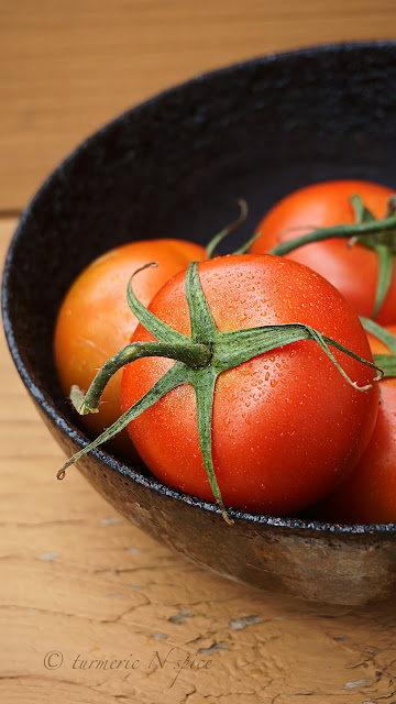 Turmeric n spice: Tomato Fettuccine and Cherry Tomato Starters