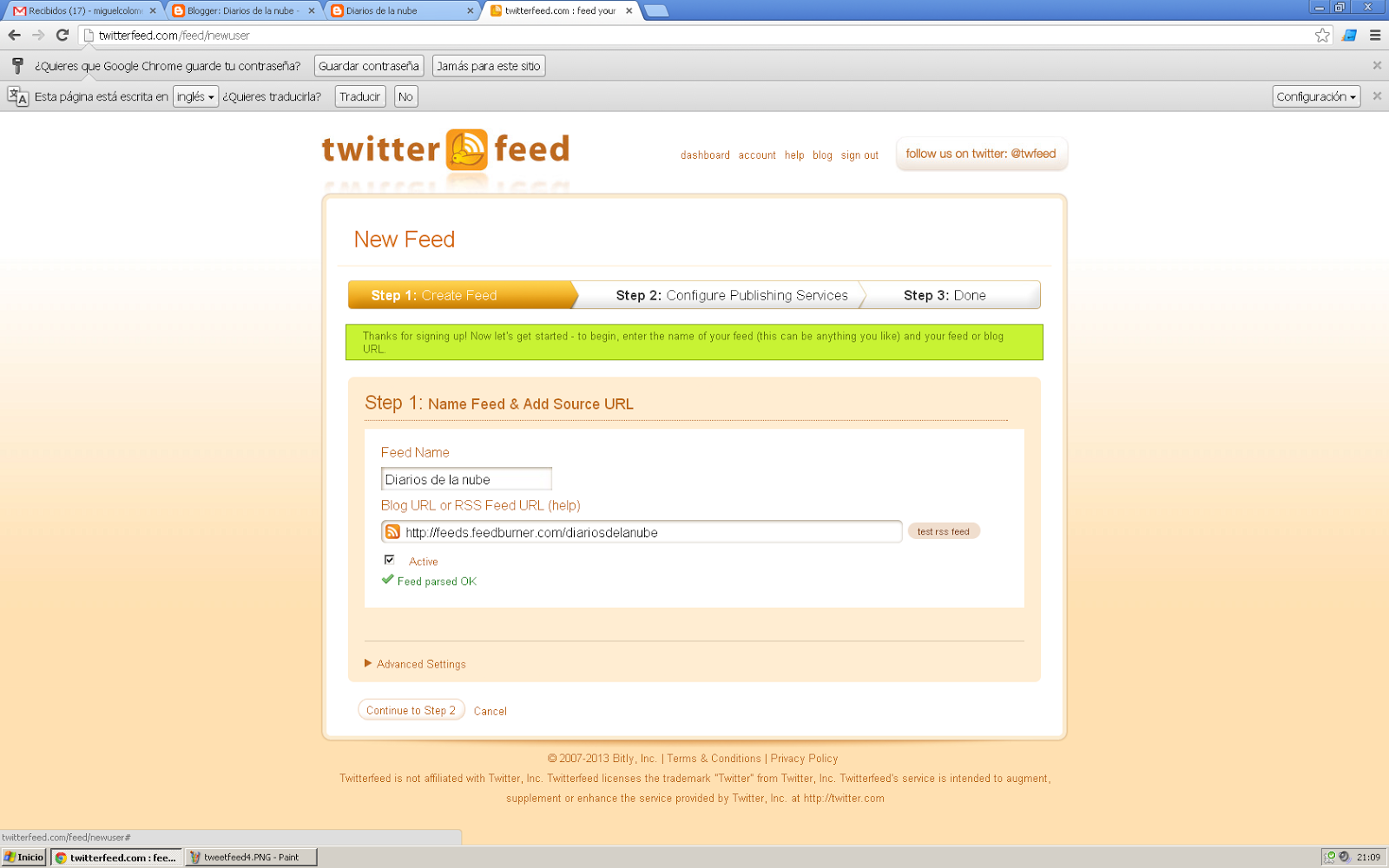 Publica las entradas de tu Blog automáticamente en Twitter ~ Diarios de ...
