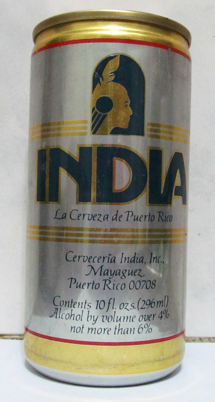 LATAS Y BOTELLAS COLECCIÓN: LATA CERVEZA INDIA 296 ML , ORIGEN PUERTO ...