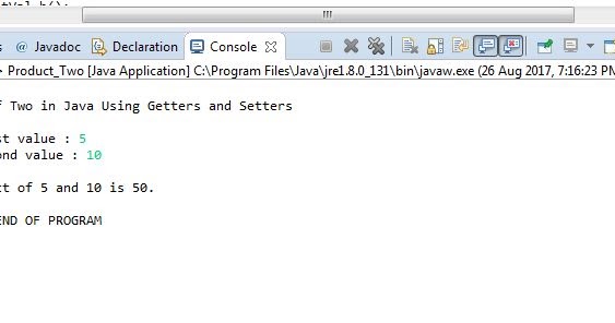 Free Programming Source Codes And Computer Programming Tutorials Product Of Two In Java Using