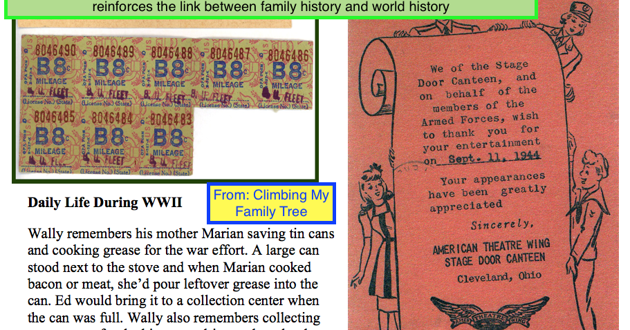 Climbing My Family Tree: Writing About the Wood Family in WWII