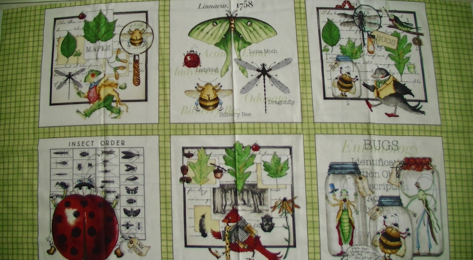 Handmade With Love by Ain: Fabric Panel Selection for Baby Quilt..