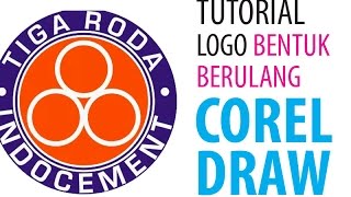 Tutorial CorelDraw Bentuk Berulang Logo Tiga Roda - dezulblog