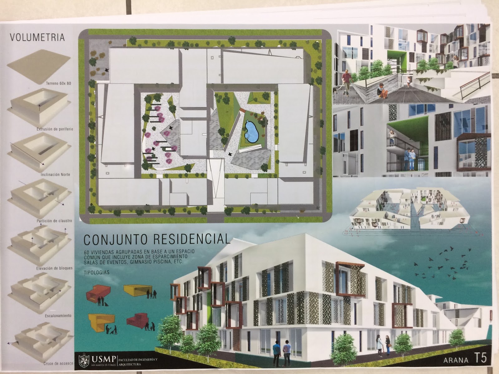 arq-concept: Conjunto Multifamiliar - Taller 5