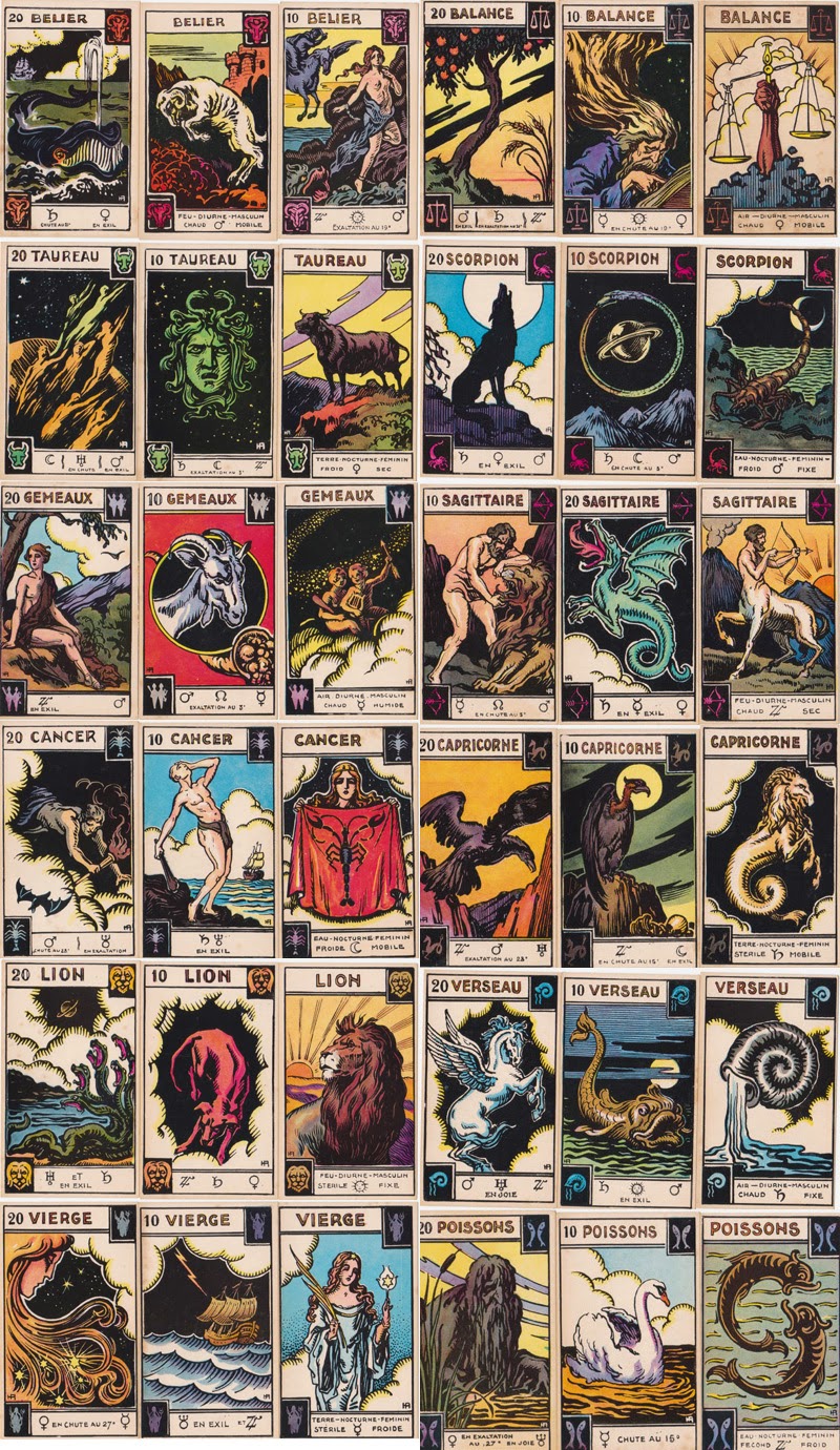 Tarot Astrologique - Introdução As Cartas dos 12 Signos do Zodíaco