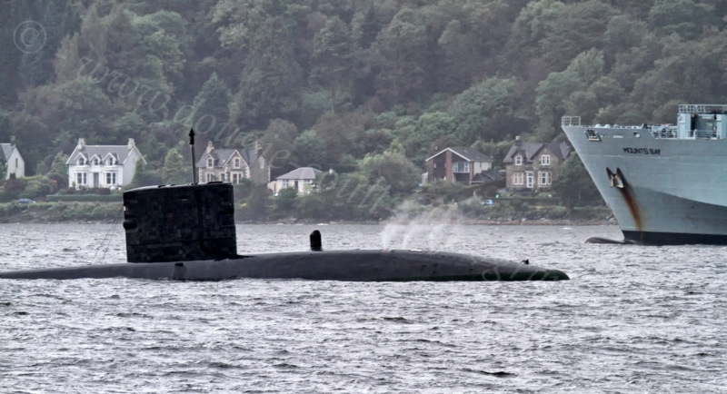 Dougie Coull Photography: T-Class Submarine - On Exercise in Loch Long