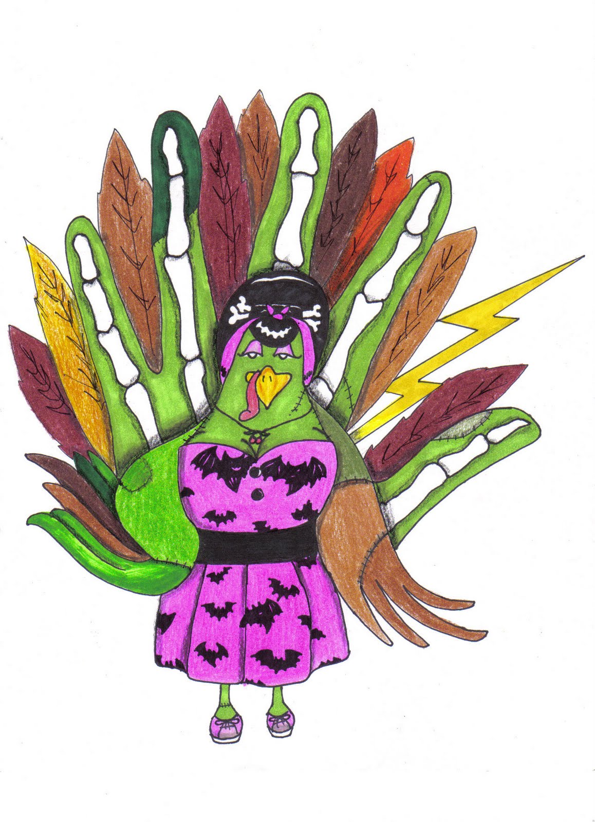www.sourpussclothing.com: Sourpuss' First Ever Hand Turkey Contest!