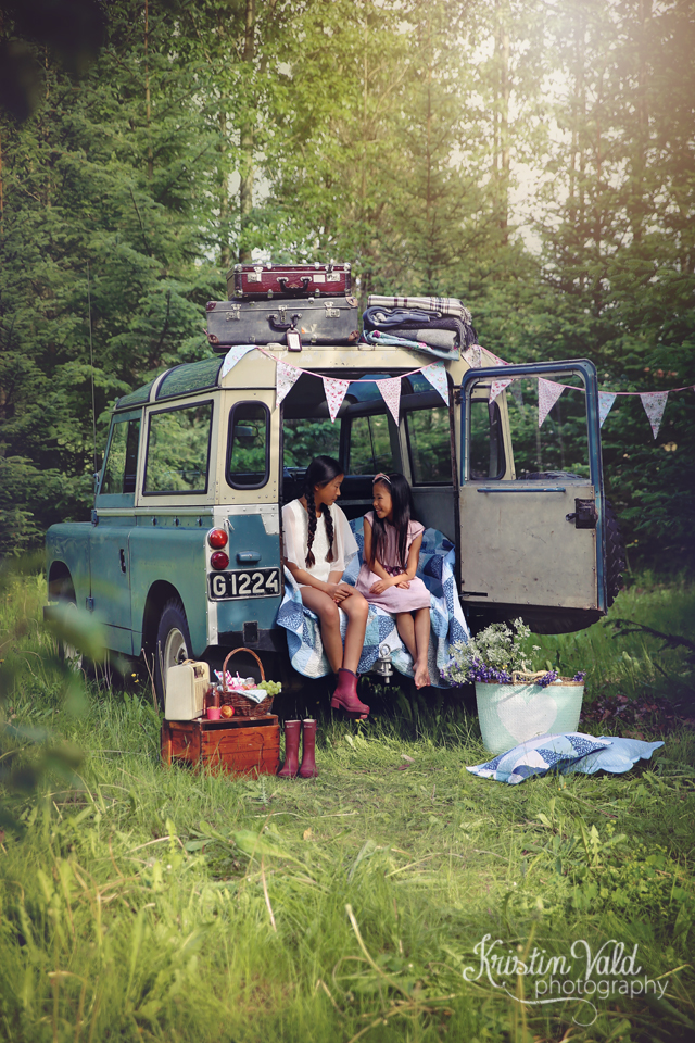 Kristín Vald: Land Rover picnic 2