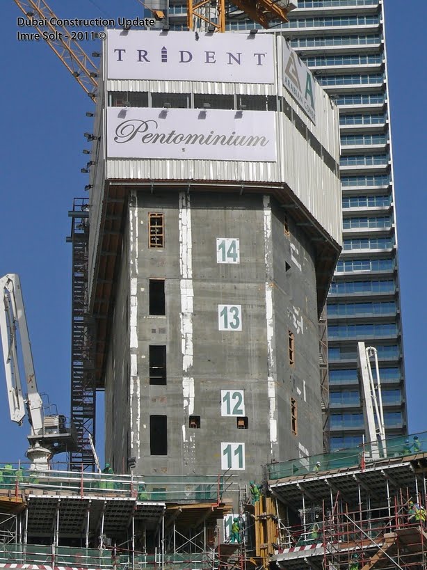Dubai Constructions Update by Imre Solt: Pentominium construction ...