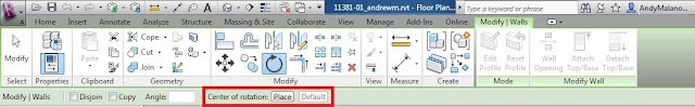 Revit Knowz: Re-align origin for rotate command