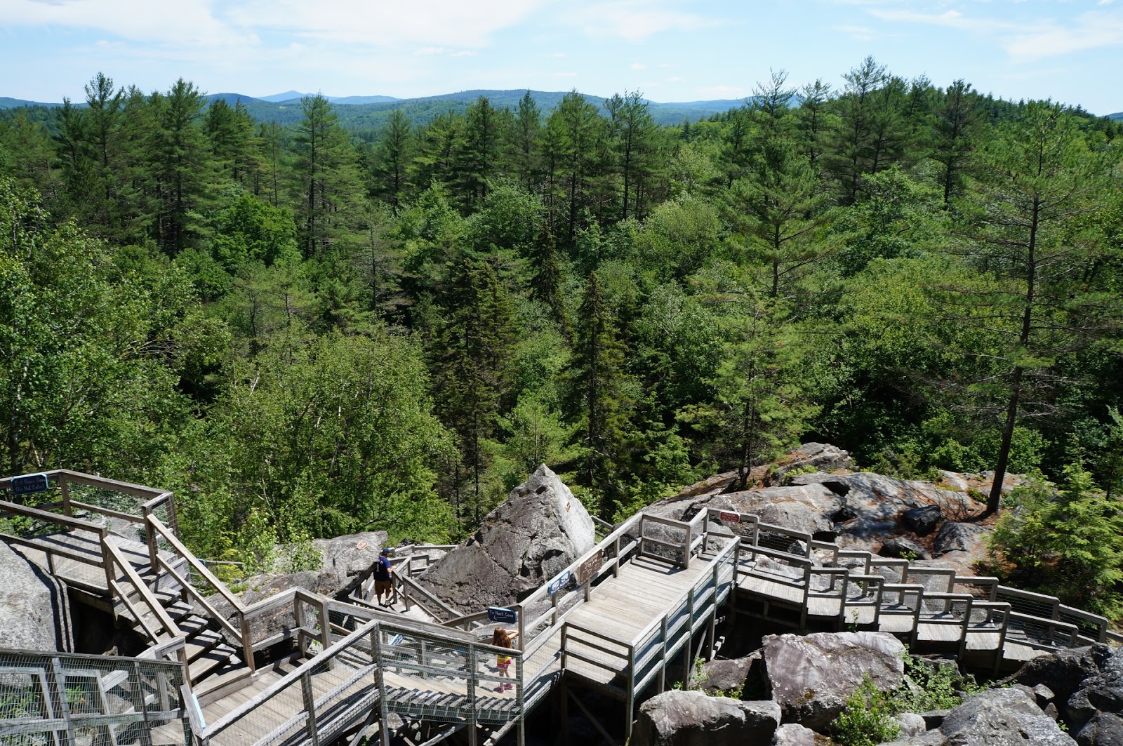 Evan and Lauren's Cool Blog: 7/6/15: Exploring Polar Caves Park Rumney, NH
