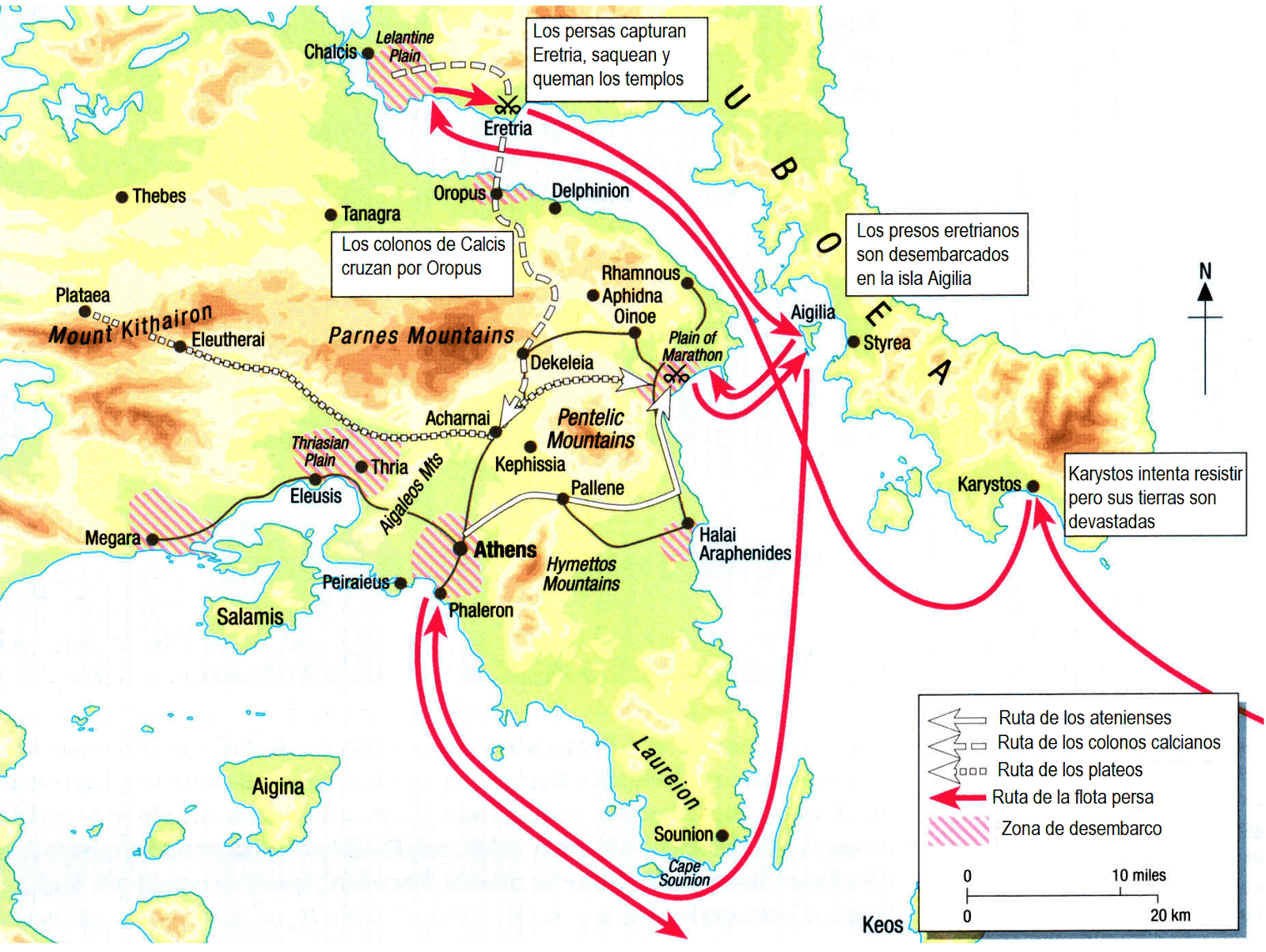Arte_Historia_Estudios: Capítulo 35 - Batallas contra los persas