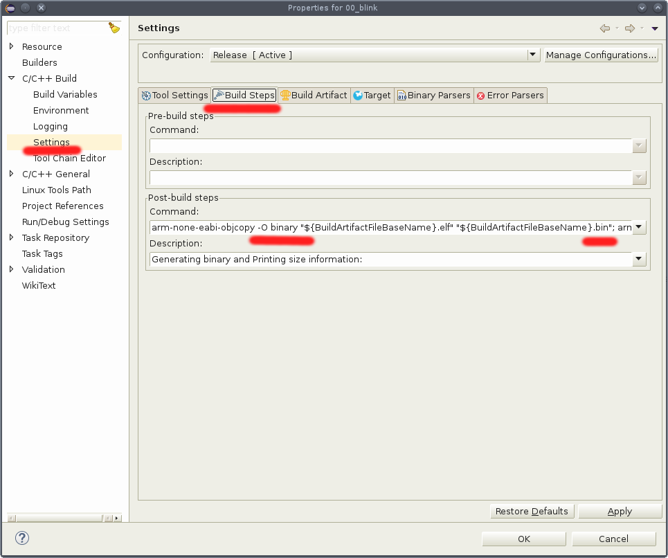 Настройка: Eclipse, SW4STM32, STM32CubeIDE и Qt Creator, для отладки проекта на STM32F103C8 ...