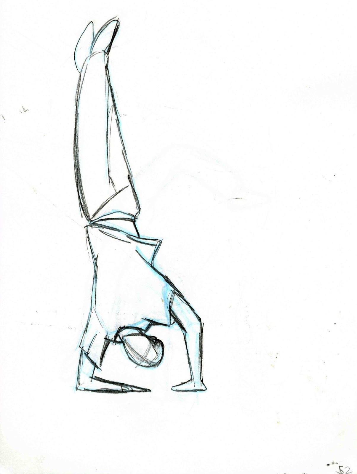 Motion Man's Flipbook: Bboy Gesture Drawings