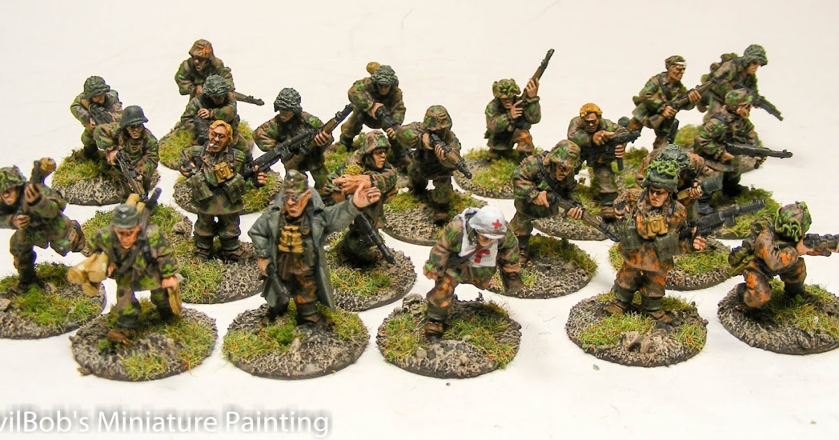 Evil Bob's Miniature Painting: 28mm German WW2 SS