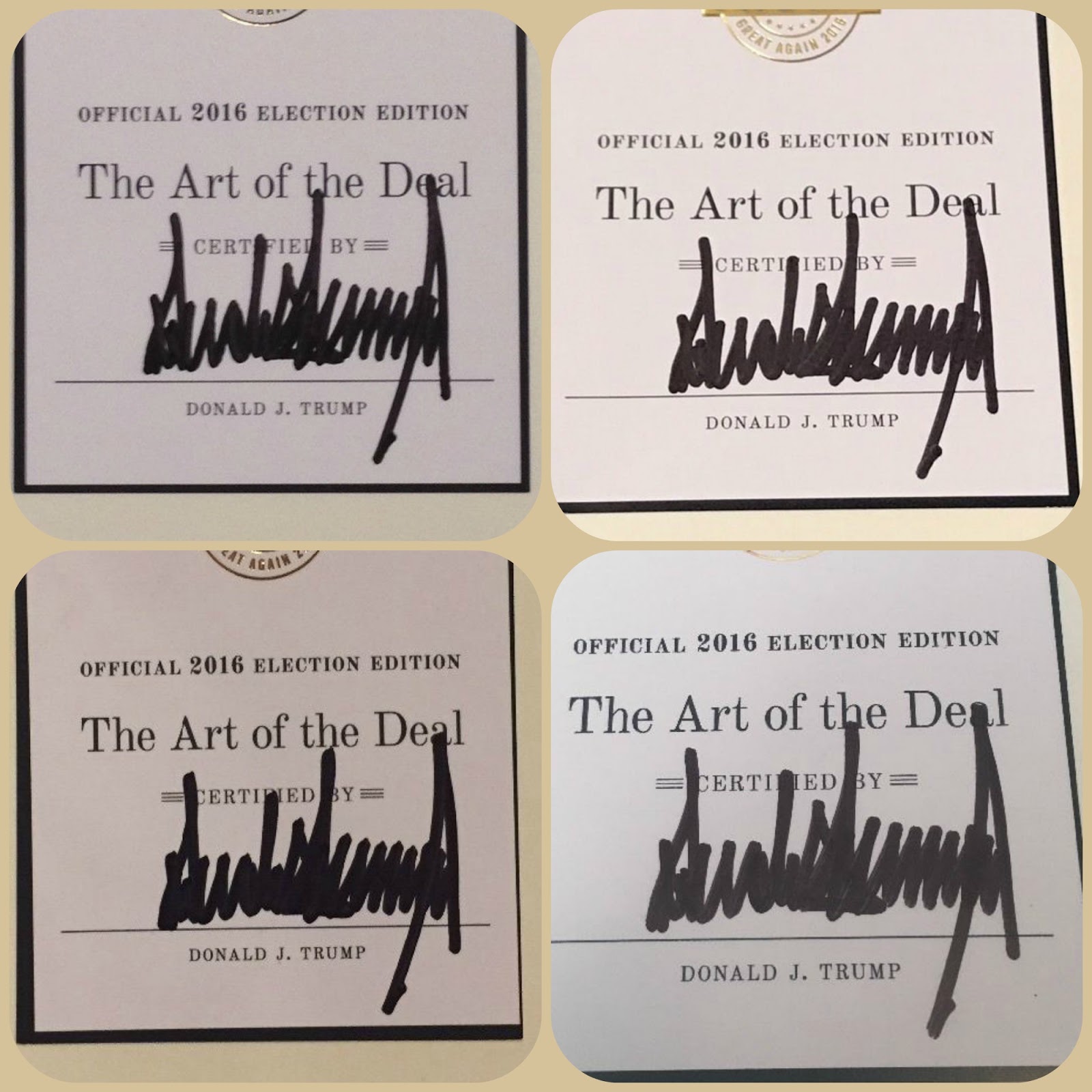 Steve Zarelli presents: The Collecting Obsession: Donald Trump ...