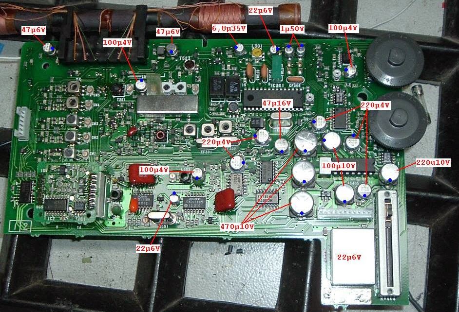 ICF-SW77 Reparatur: Sony ICF-SW77 Reparatur