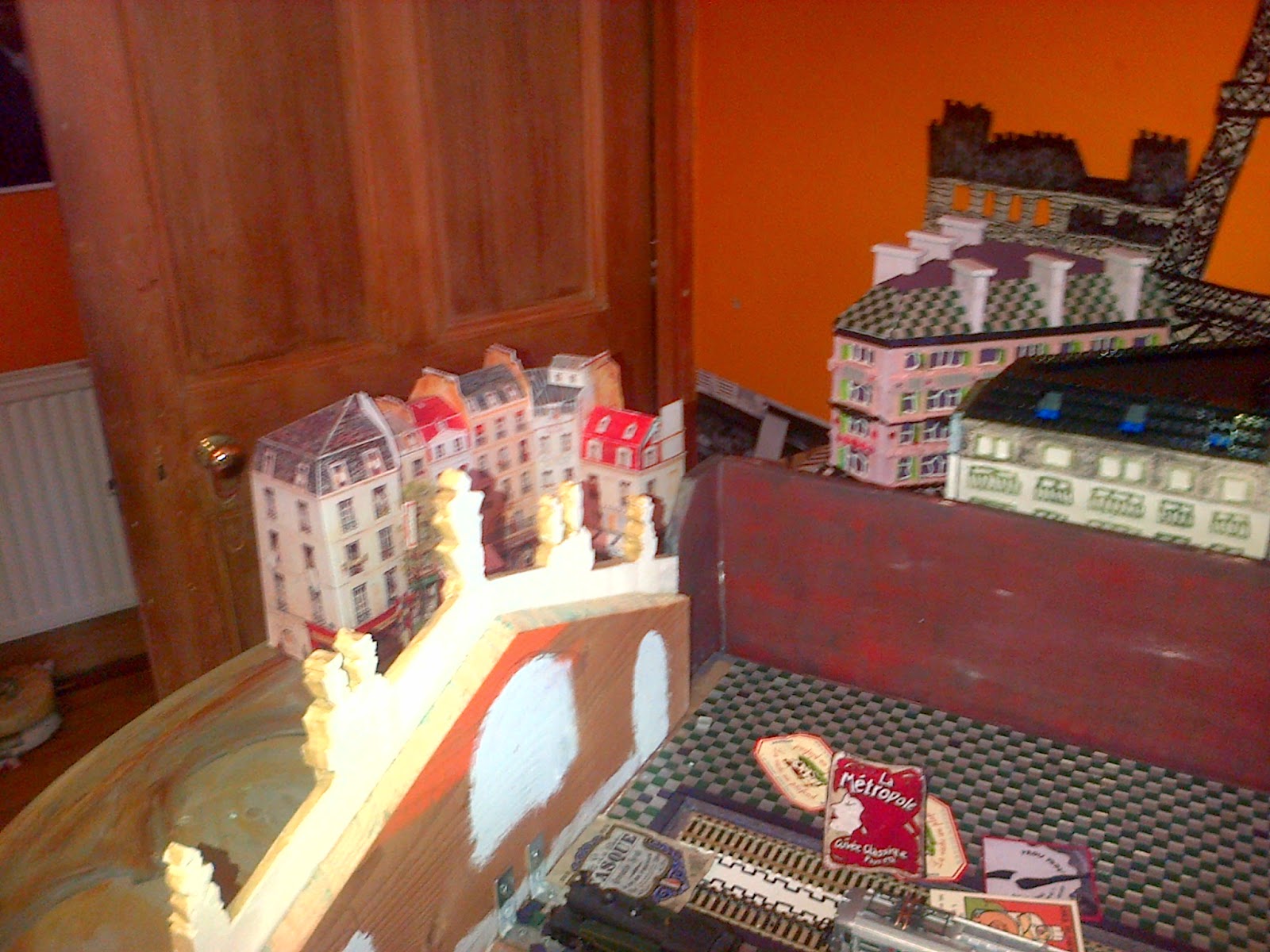 French Model Railway: Switching some buildings around - maybe.