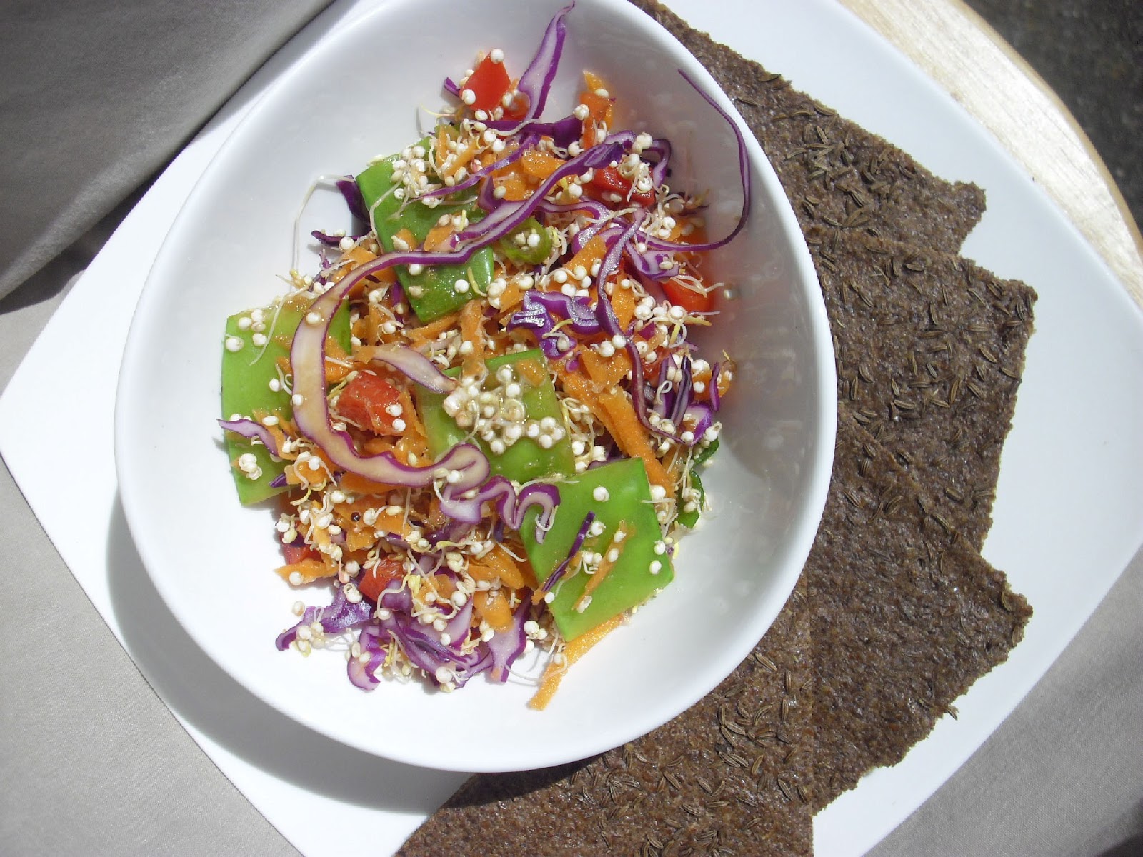 EZ Raw Vegan Living: How to Make . . . Sprouted Quinoa