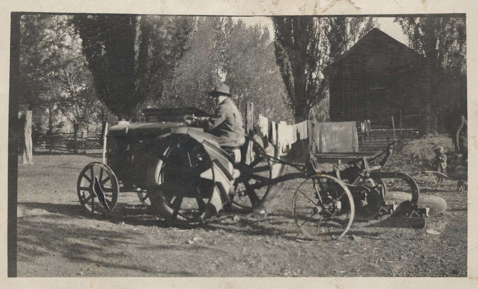 Asher and Birda Merkley: Work around the farm