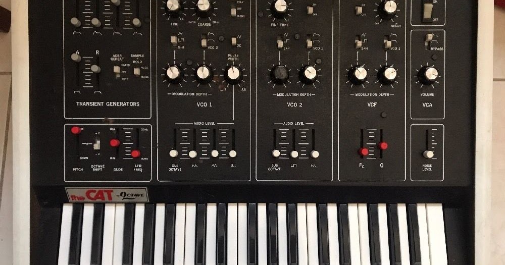 MATRIXSYNTH: Octave Cat synth model 1853