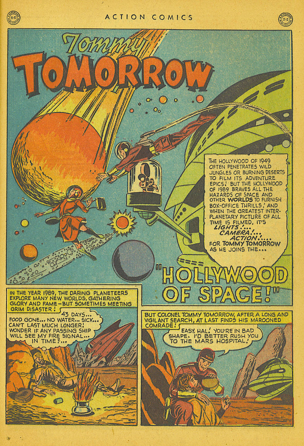 Four-Color Shadows: Tommy Tomorrow-Curt Swan-1949