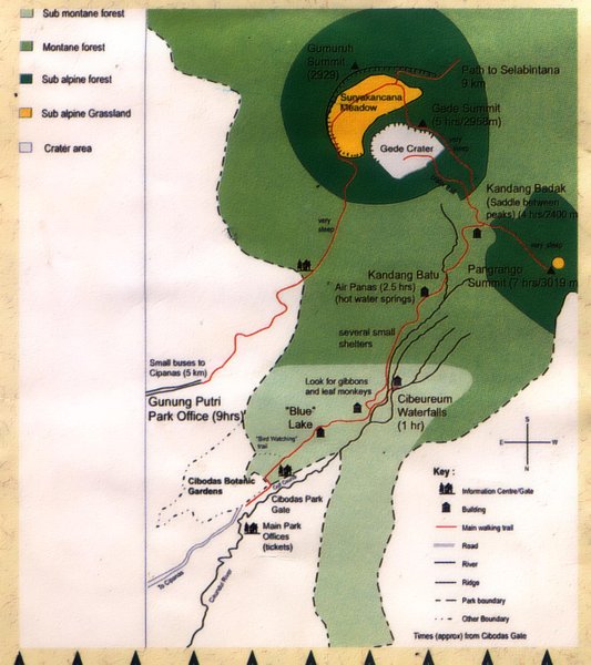 MAPALA NEGARA DIPA STIA AMUNTAI: Peta Gunung dan Rute Pendakian Gunung ...