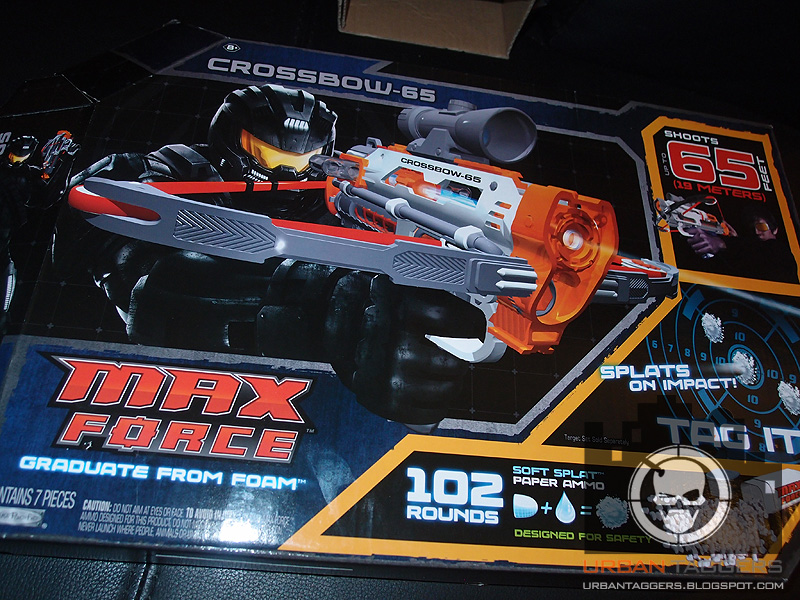 Urban Taggers.: Max Force Crossbow 65: Packs a punch..if you can hit them:P