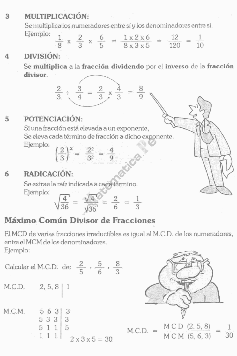 FRACCIONES Y RACIONALES PROBLEMAS Y EJERCICIOS RESUELTOS DE SECUNDARIA ...