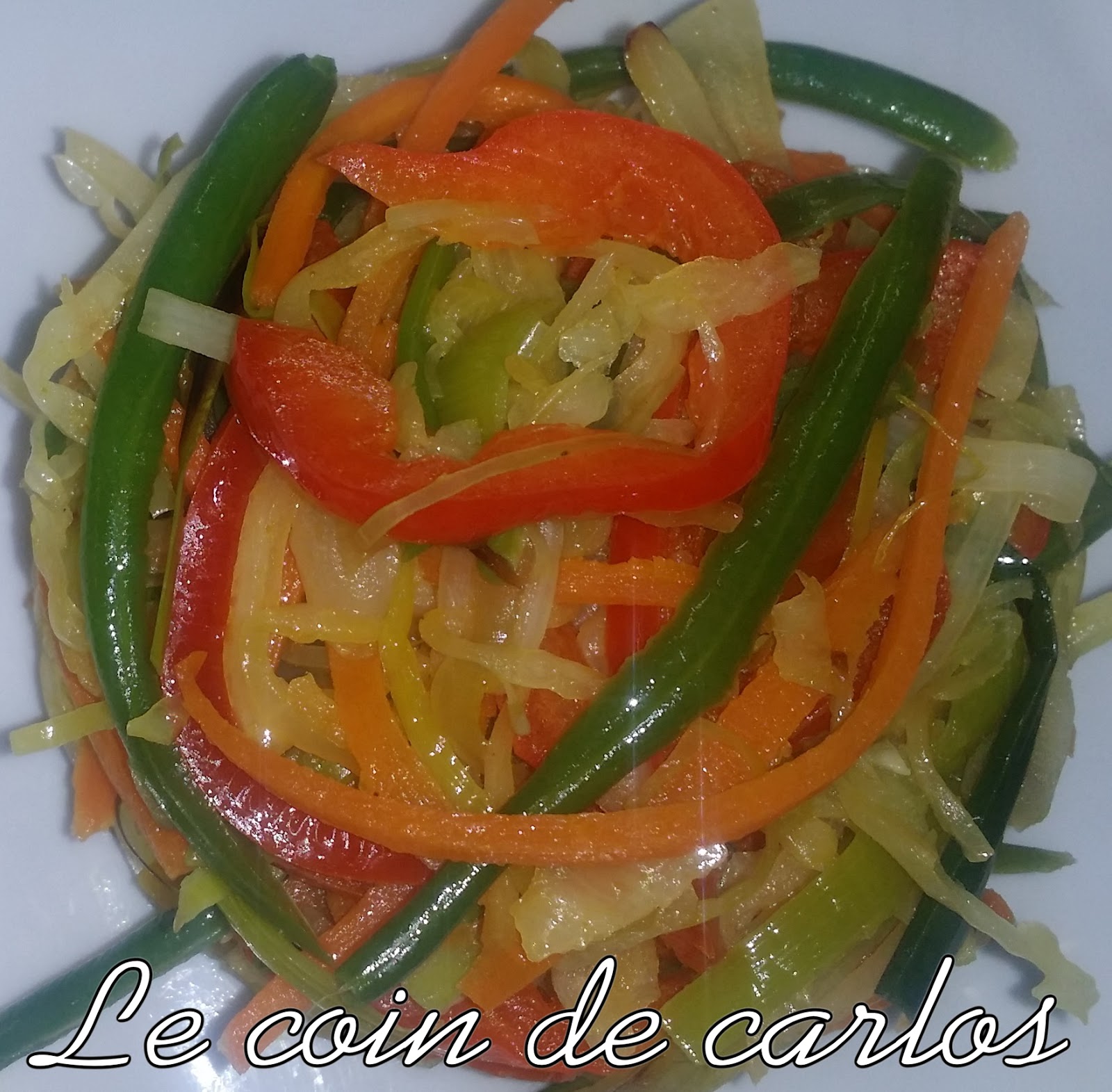 Le coin de Carlos: Achard de légumes