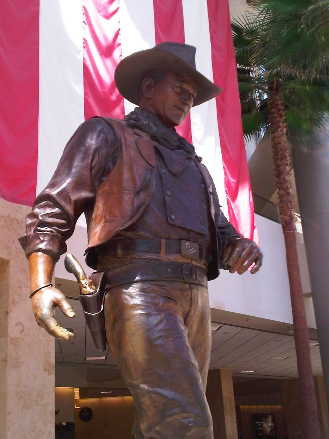 The Jade Sphinx: The John Wayne Statue at John Wayne Airport