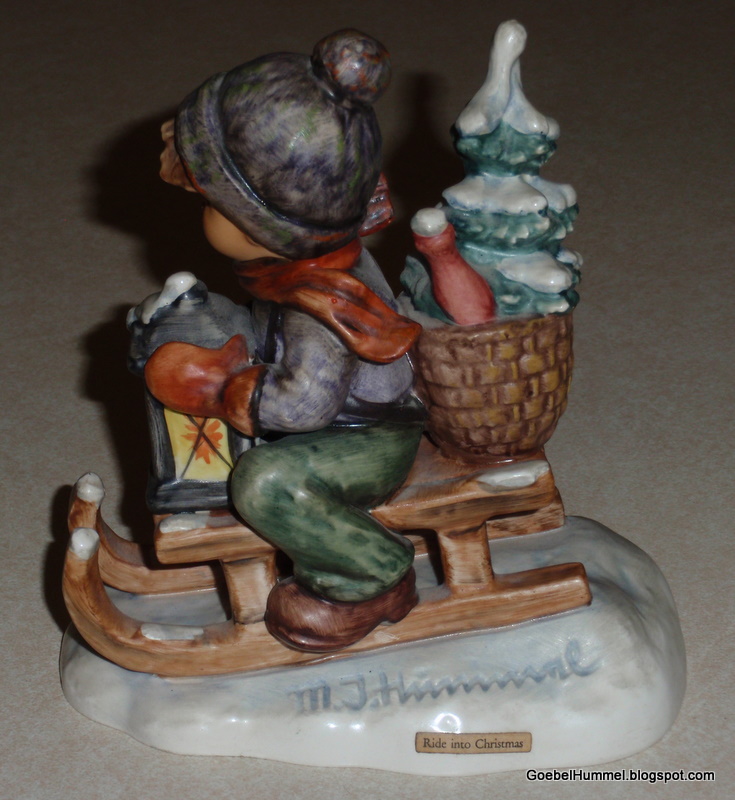 Goebel Hummel: Ride Into Christmas Goebel Hummel Figurine #396 TMK5