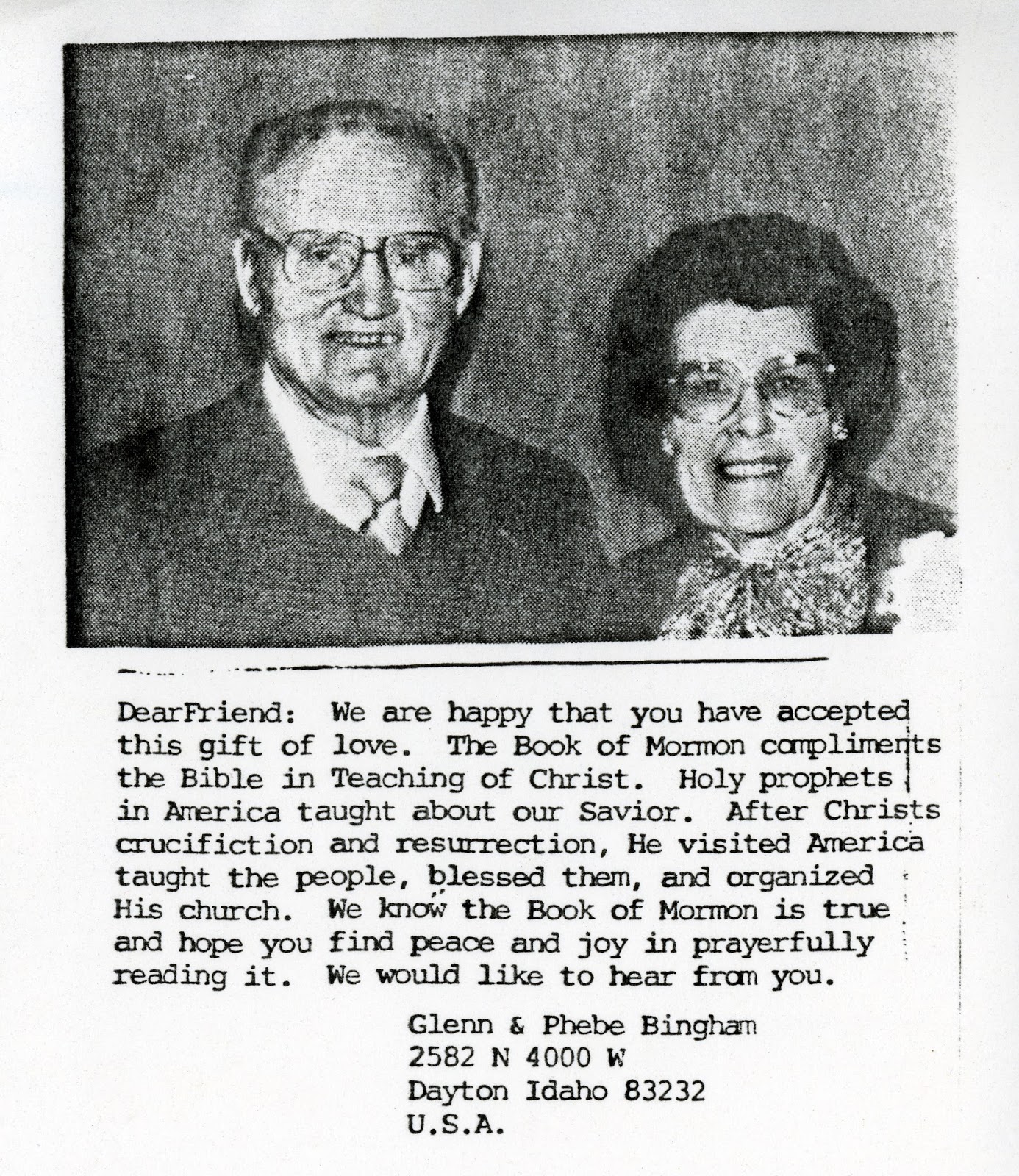 Harrison Histories: Heber Glenn Bingham