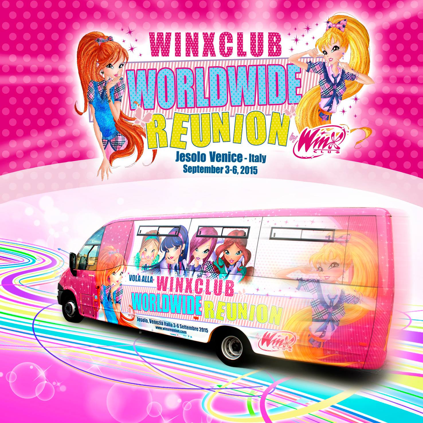 Winx Club Worldwide Reunion Official Bus! - Winx Club All