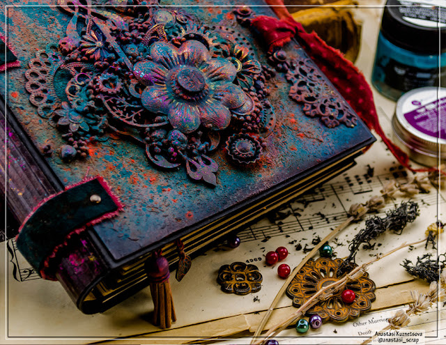 Mixed Media Place: Carnival night notebook by Anastasi Kuznetsova