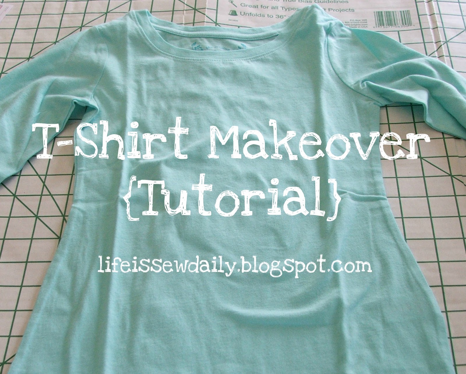 Life is {Sew} Daily: Ruffled T-Shirt Makeover {Sew Easy!!}